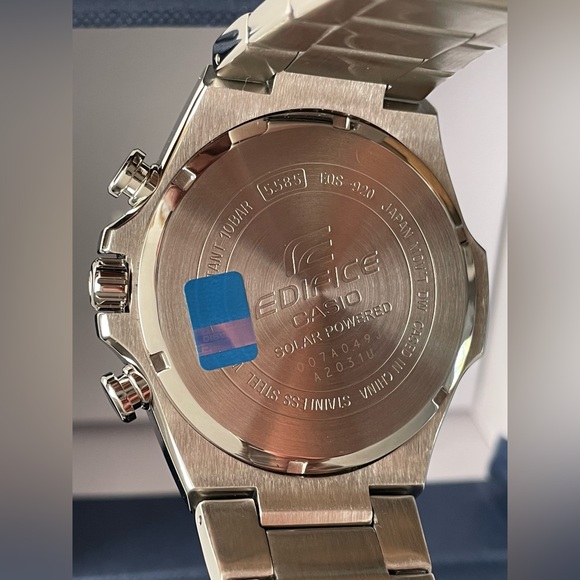 Casio | Accessories | Casio Edifice Eqs92 Solar Chronograph Date ...